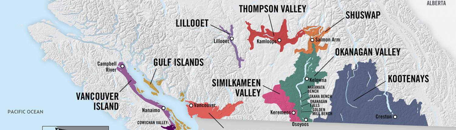 WGBC Regional Topographic Maps - Wines of British Columbia